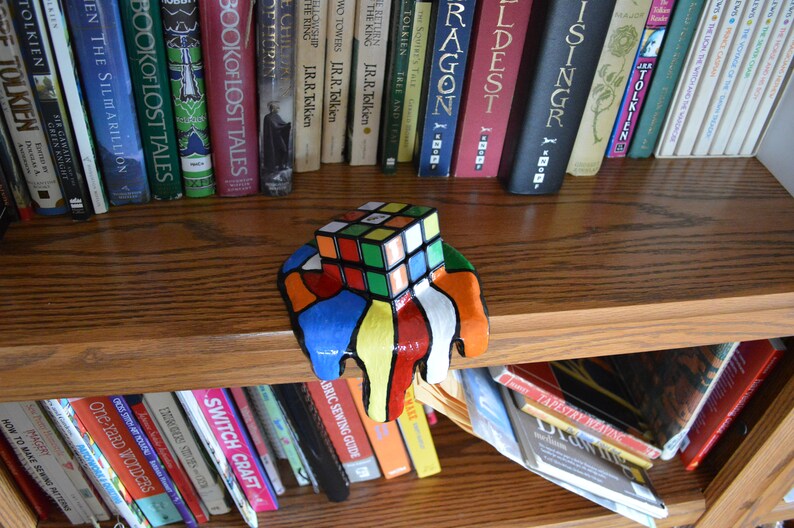 Melted Rubik's Cube Surreal Pop Art Sculpture - Etsy