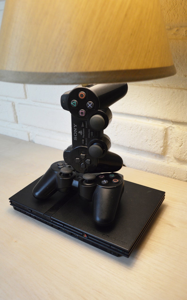 Playstation 2 Desk Lamp Console and Controller Sculpture | Etsy