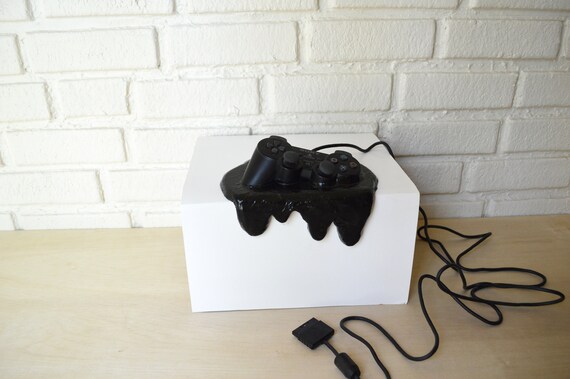 Melted Playstation 2 Controller Surreal Art Sculpture - Etsy