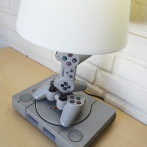 Playstation Desk Lamp - PS1 Console and Controller Sculpture Light With ...