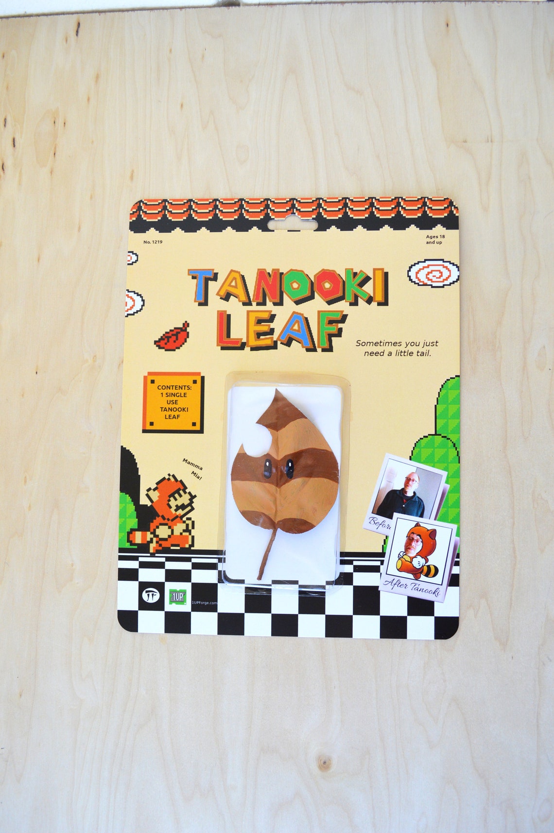 Nintendo Tanooki Leaf Super Mario Bros Power up Accessory - Handmade ...