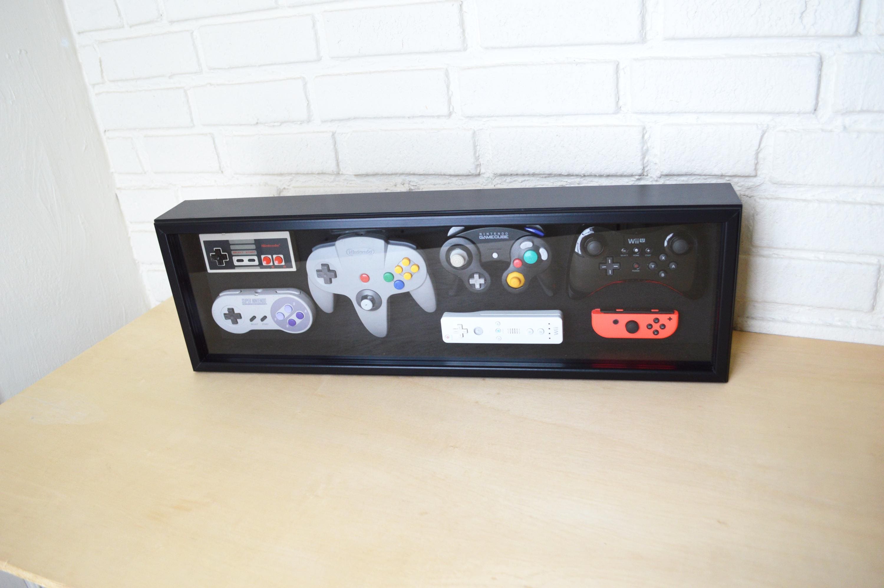 Nintendo Complete Controller History Decor Shadow Box Framed - Etsy