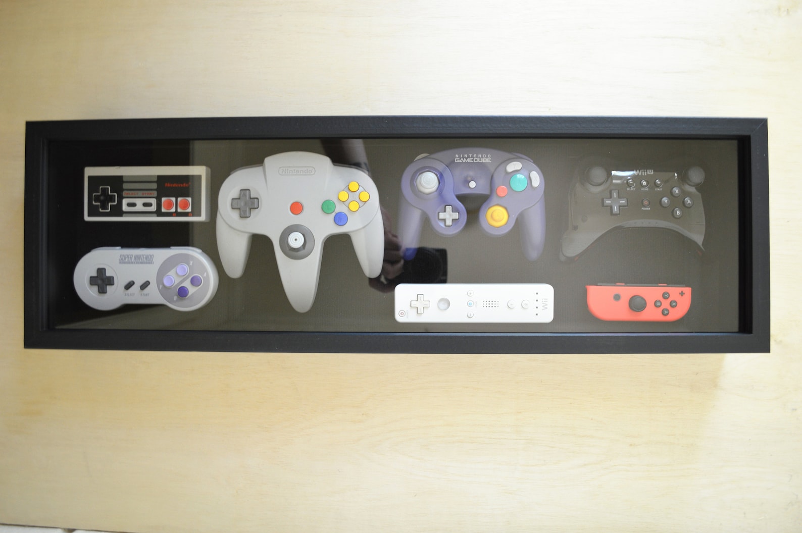 Nintendo Complete Controller History Decor Shadow Box Framed - Etsy