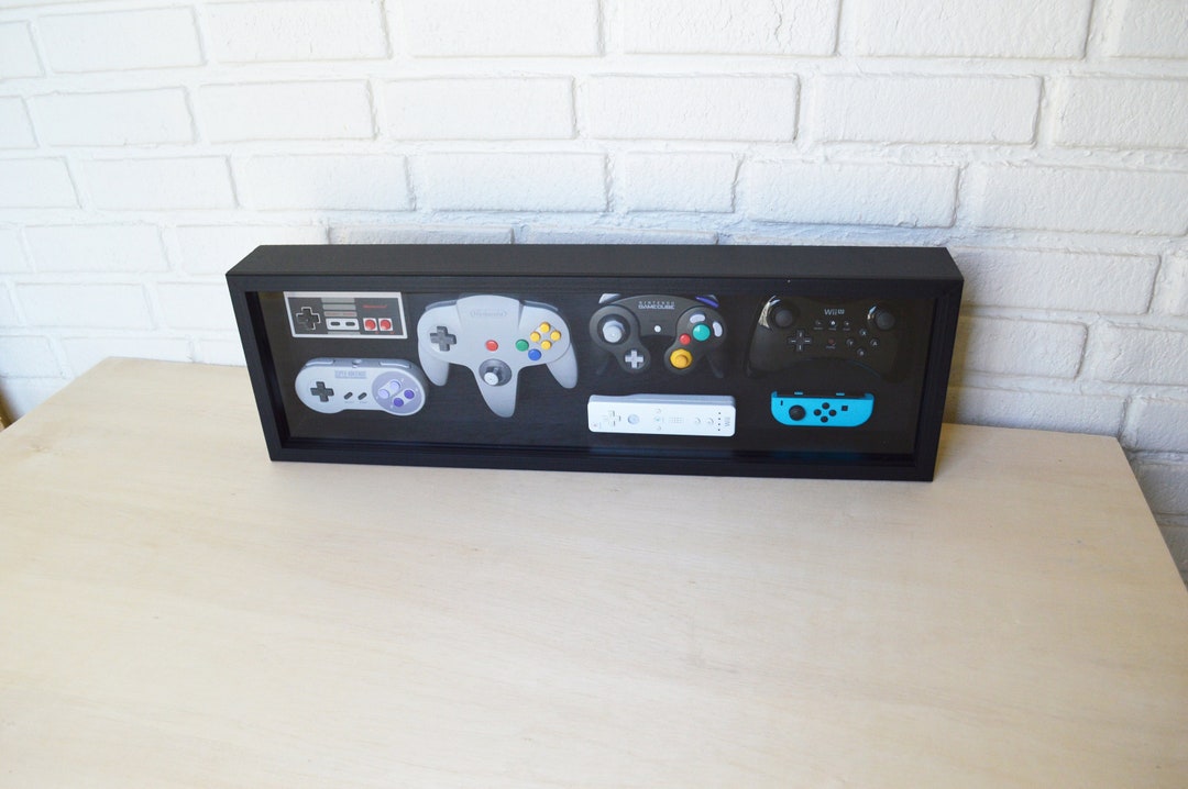 Nintendo Complete Controller History Decor Shadow Box Framed - Etsy