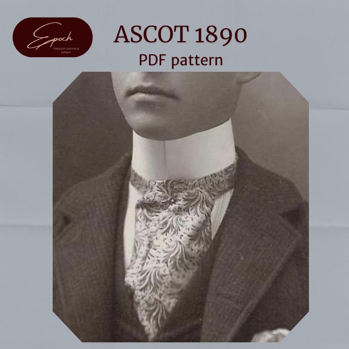 Ascot Tie 1890 - Etsy