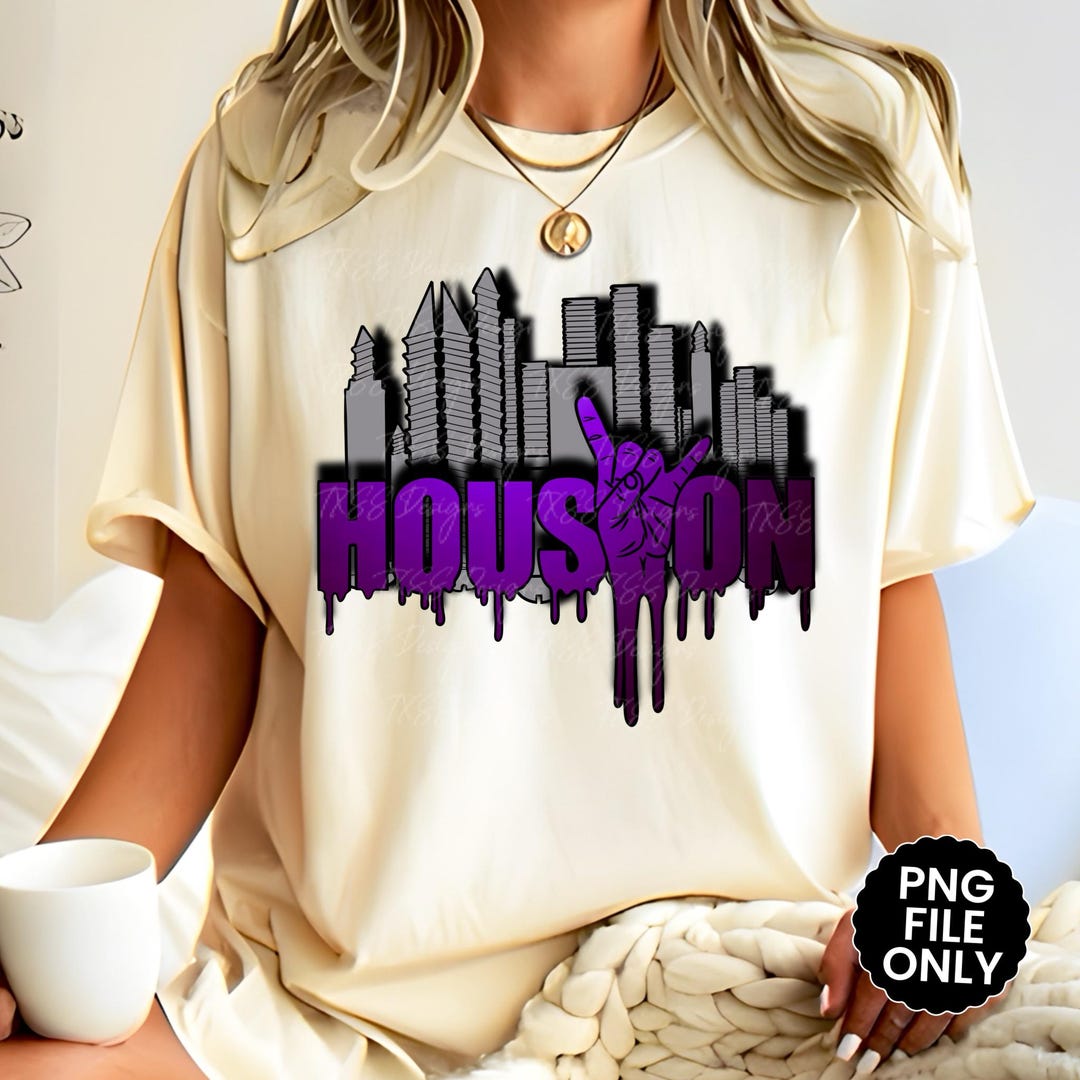 Houston Texas Skyline Screw PNG File Only - Etsy