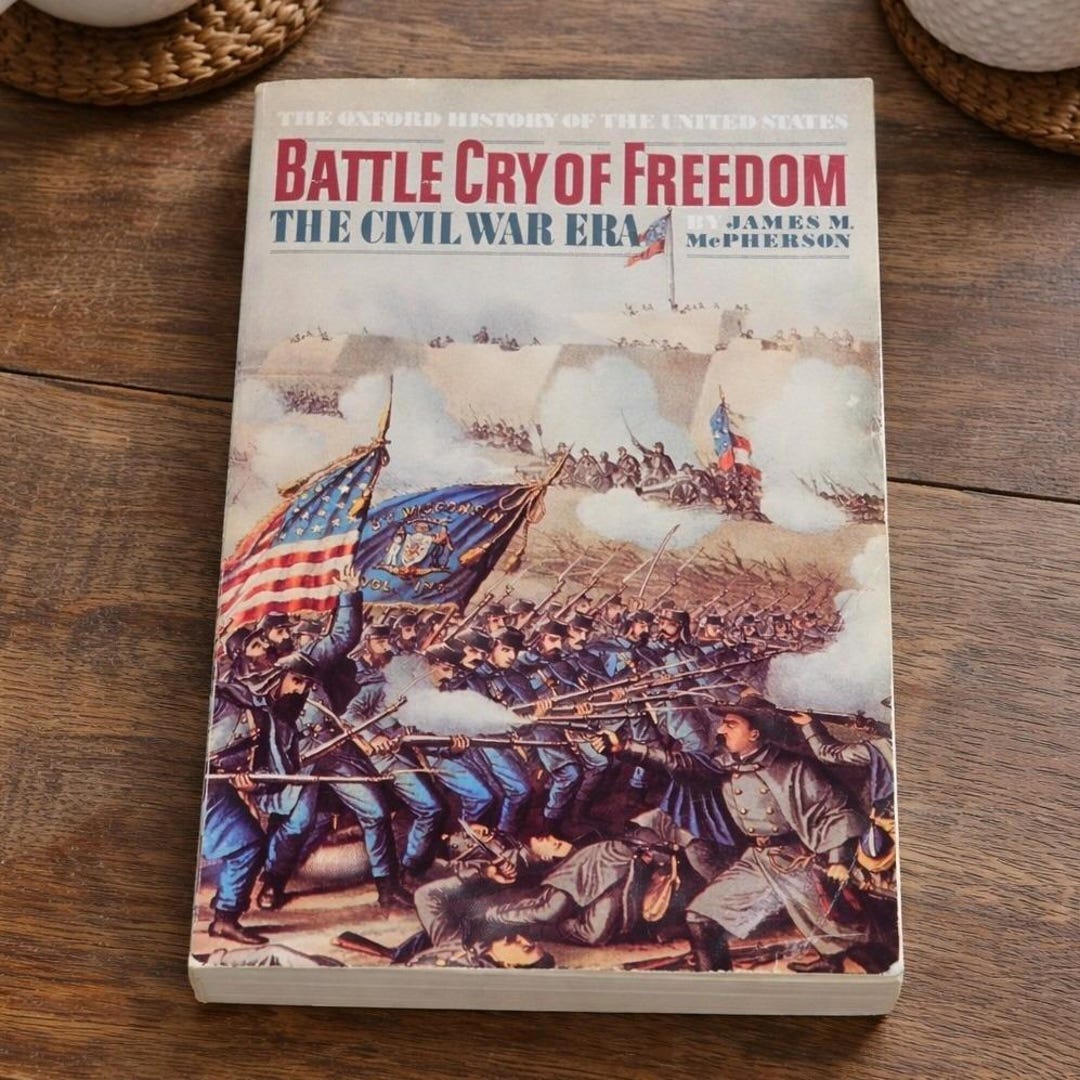 Battle Cry of Freedom Civil War Book James Mcpherson 1988 PB - Etsy