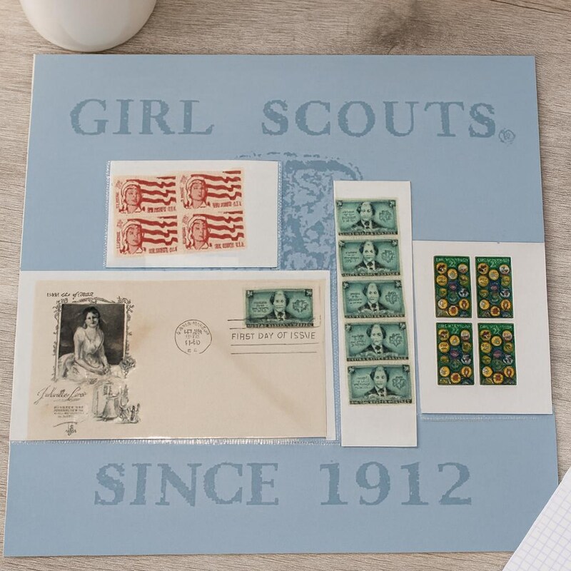Girl Scout Stamp - Etsy