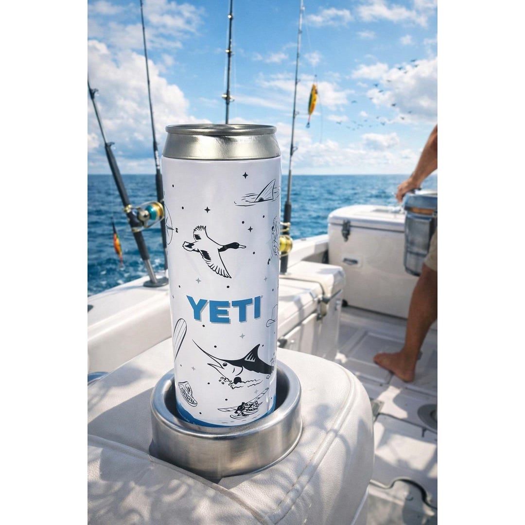 Vintage YETI Stash Can Limited Edition Aluminum Pop Top Canister - Etsy