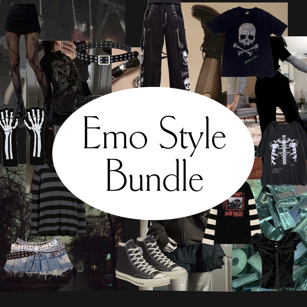 Emo Style Bundle | Alternative Punk Grunge Clothing | Personalized ...