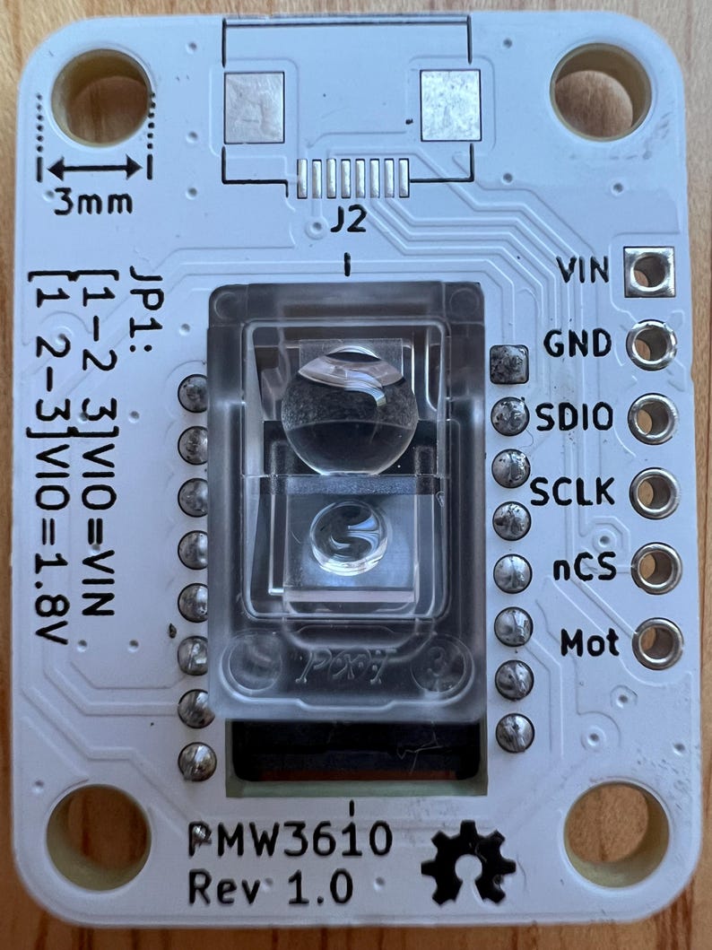 PMW3610 Breakout Board - ZMK Compatible Trackball / Mouse Sensor - Etsy