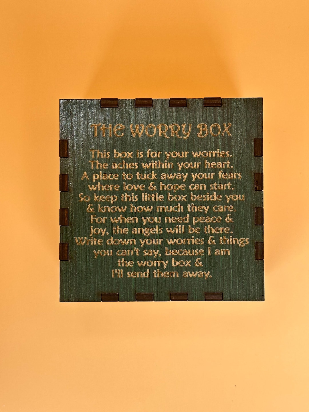 Worry Box With Pad, Pen & Jesus - Etsy