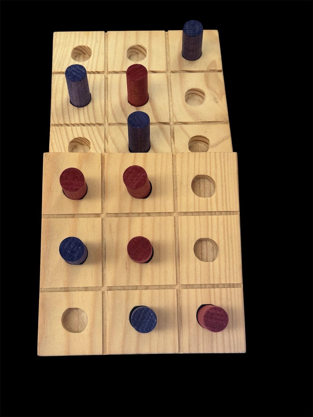 Tic Tac Toe -peg (FREE SHIPPING) - Etsy