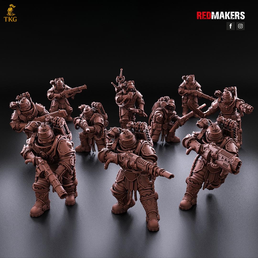 Solar Guard - Infantry Squad by Red Makers | 3D Printed Tabletop ...