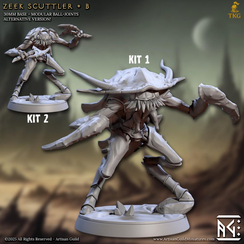 Brood of the Zeek Scuttlers by Artisan Guild | 3D Printed Miniatures - Etsy