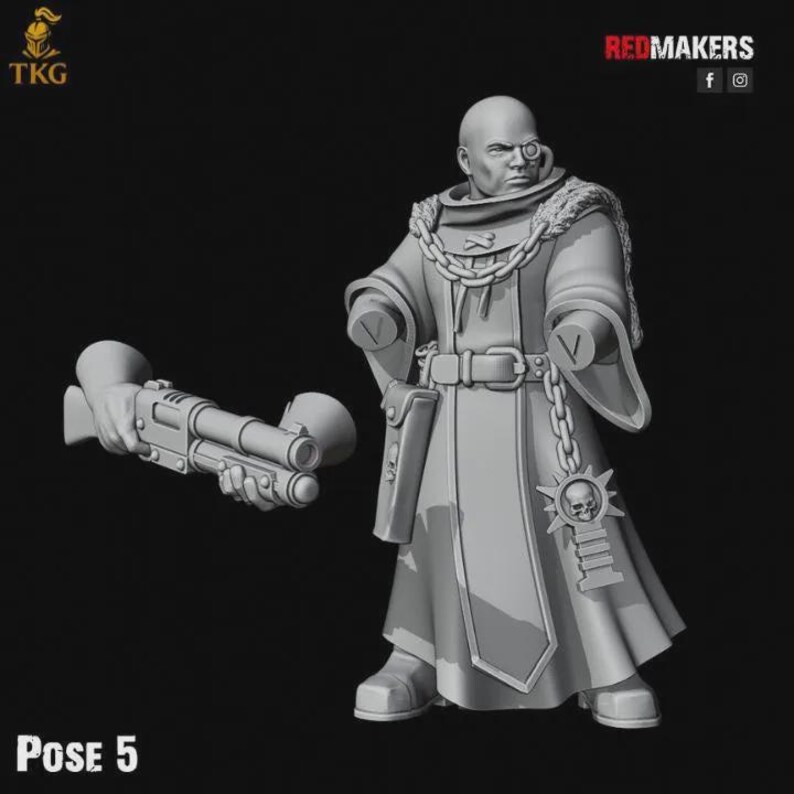 Inquisition Kill Squad by Red Makers | 3D Printed Tabletop Miniatures ...