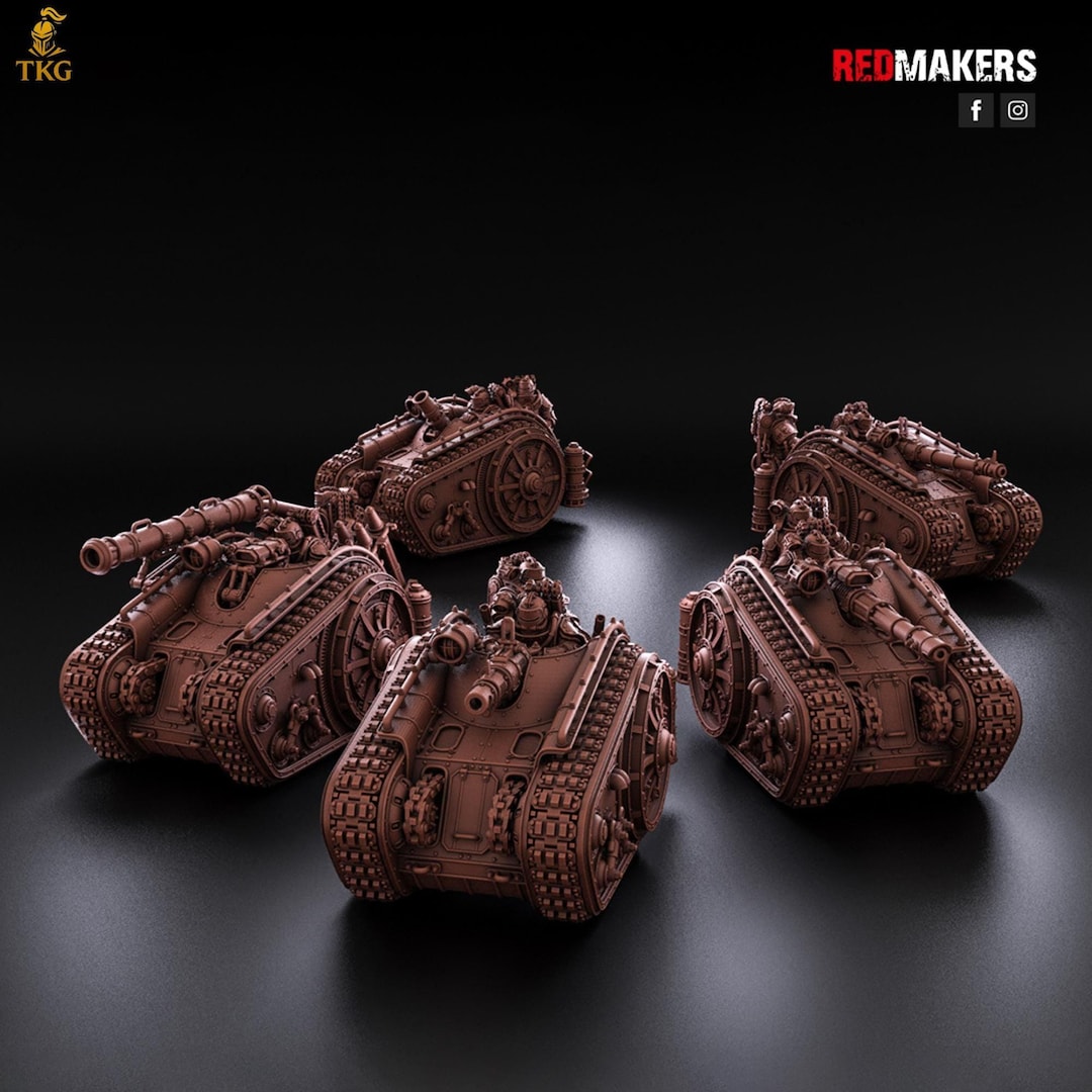 Solar Guard - Heavy Support Squad by Red Makers | 3D Printed Tabletop ...