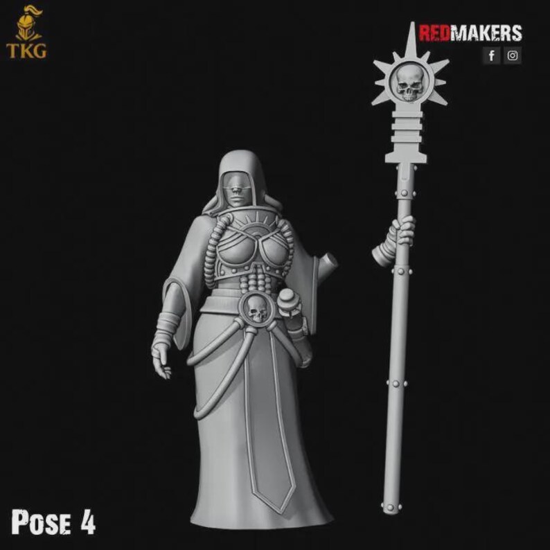 Inquisition Kill Squad by Red Makers | 3D Printed Tabletop Miniatures ...