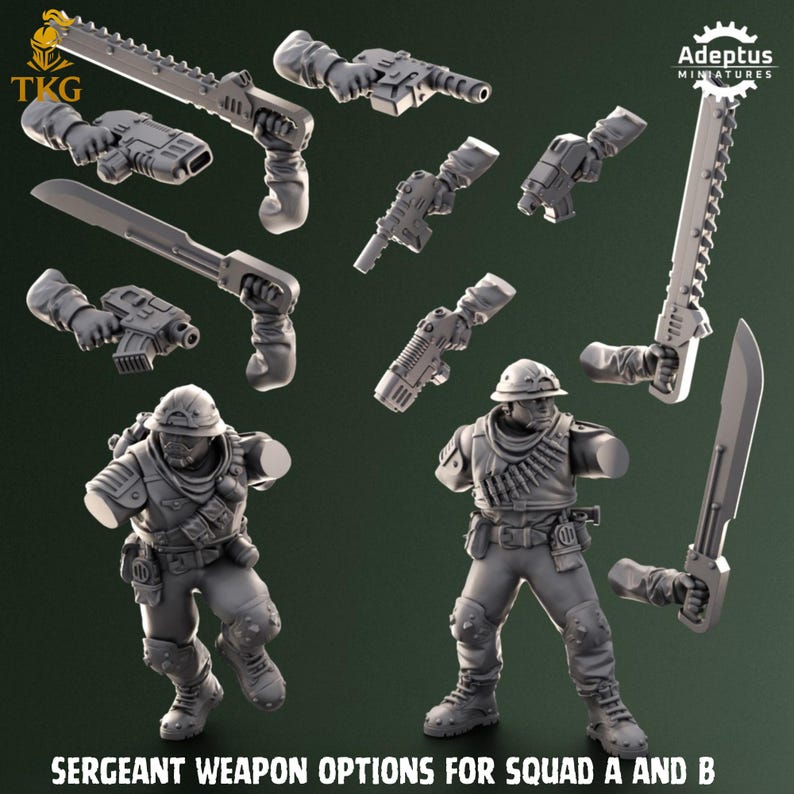 Shadowmarch Batallion Squad by Adeptus Miniatures | 3D Printed Tabletop ...