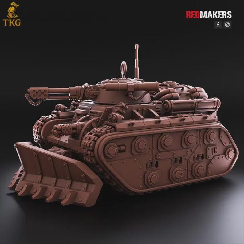 Armored Flamethrower - Imperial Force by Redmakers | 3D Printed ...