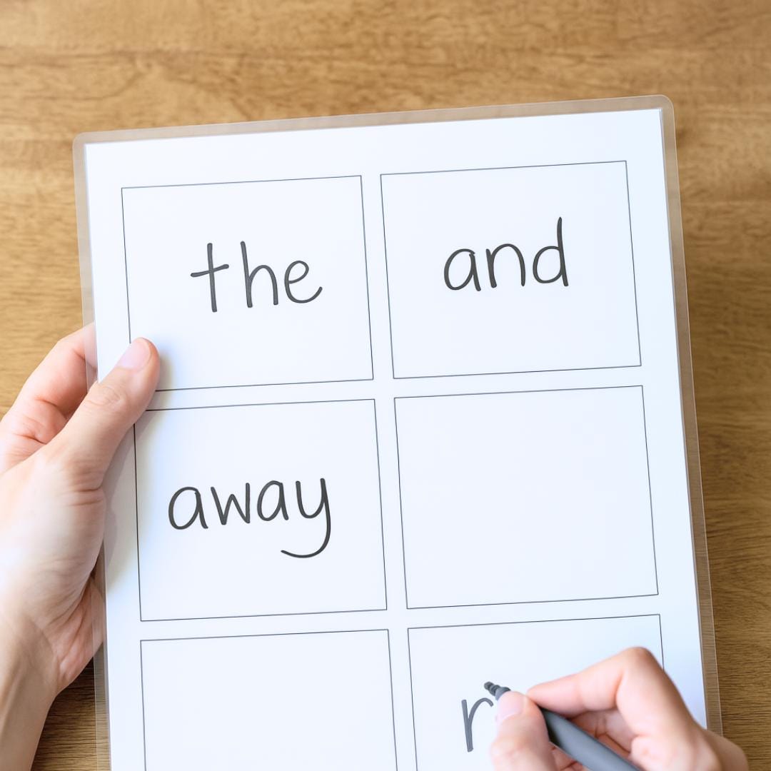 Printable Blank Flashcards for Sight Words – Customizable Handwriting ...