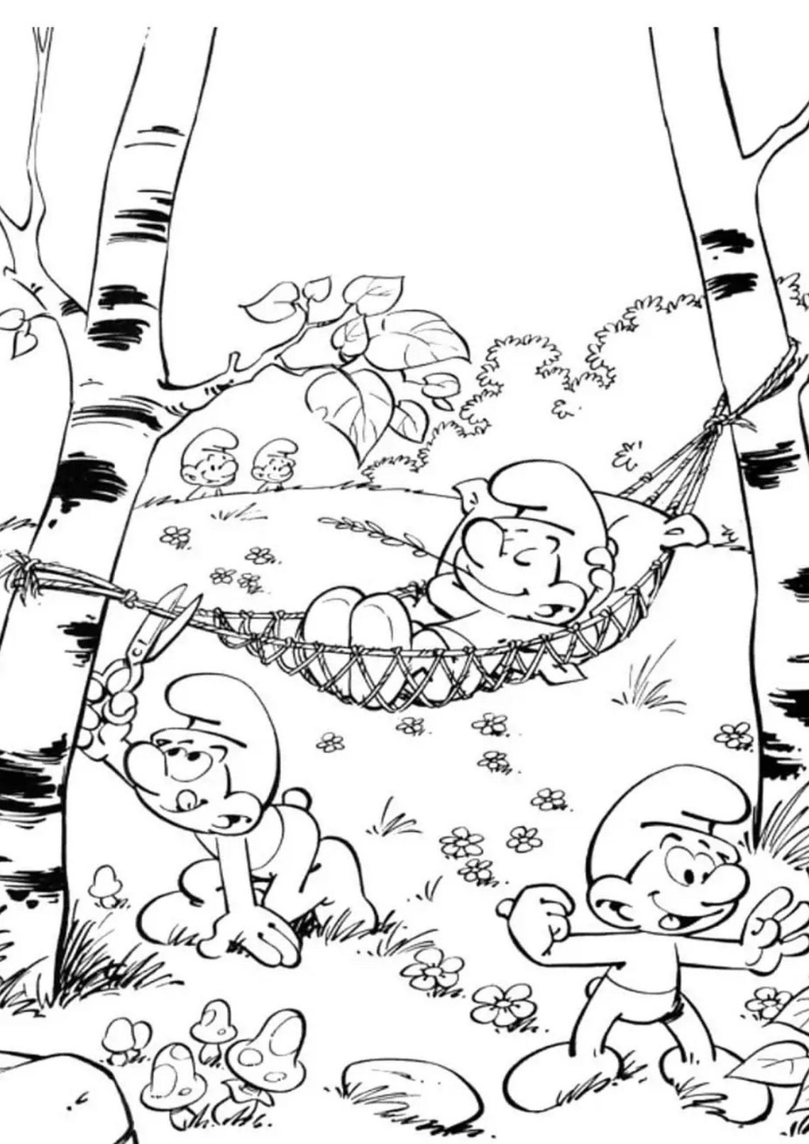 The Smurfs Coloring Book | A4 Printable PDF | 16 Fun Pages for Kids ...