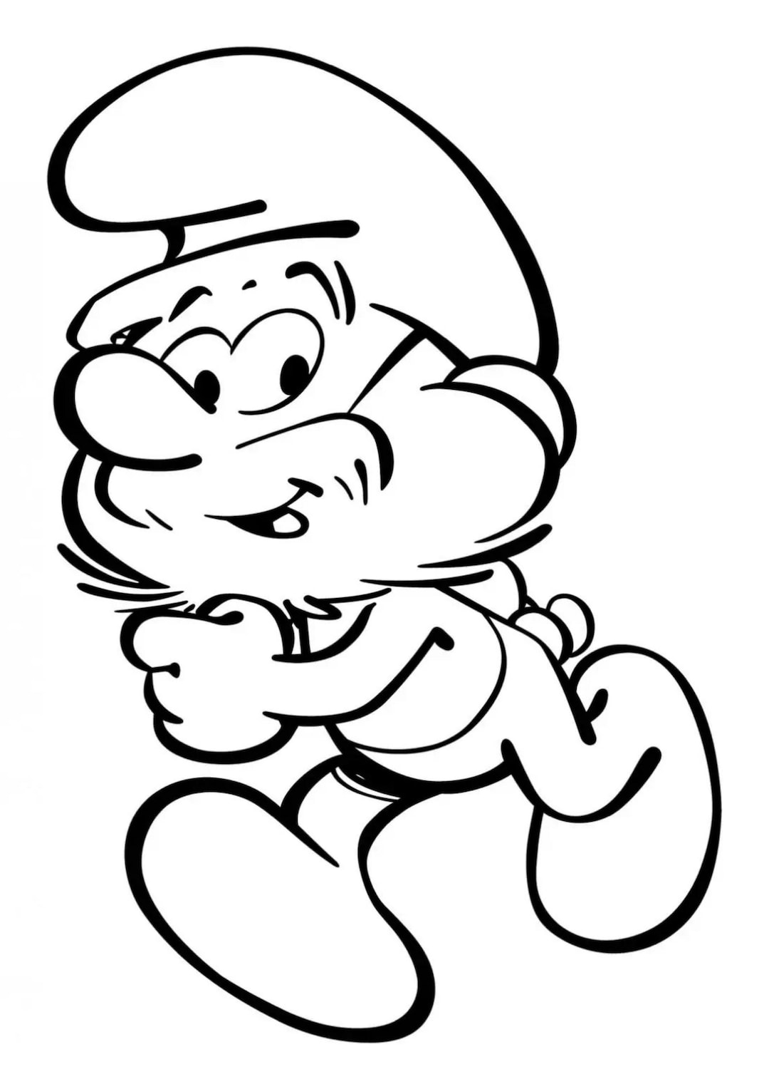 The Smurfs Coloring Book | A4 Printable PDF | 16 Fun Pages for Kids ...