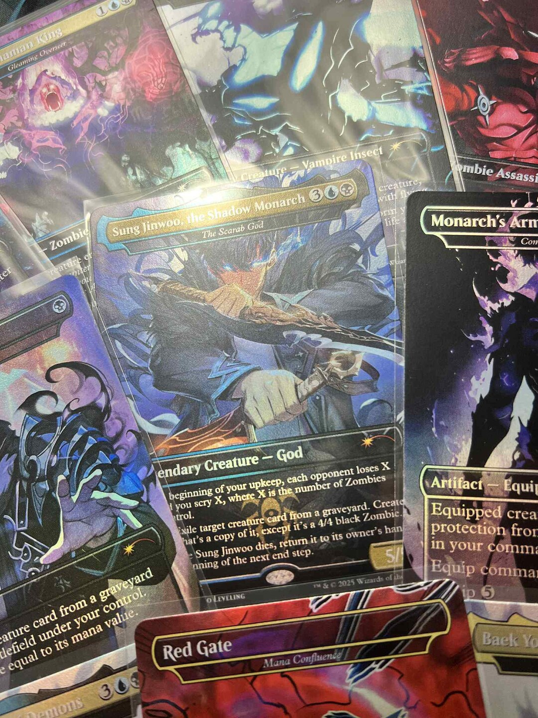MTG Custom Set SOLO LEVELING - Foil 12 Cards - Etsy