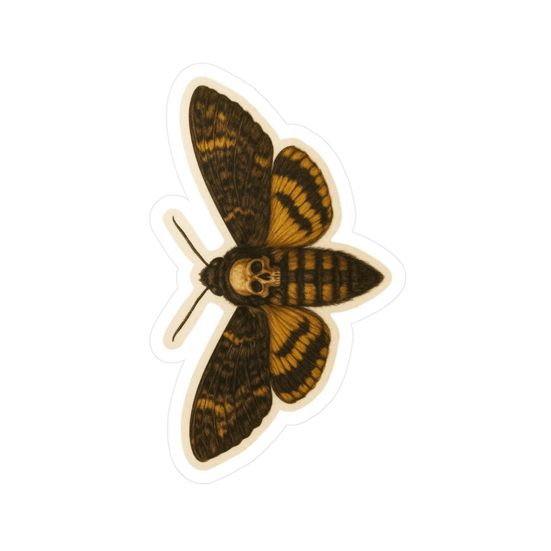 Gothic Moth Kiss-cut Vinyl Decals | Unique Wall Art, Laptop Stickers ...