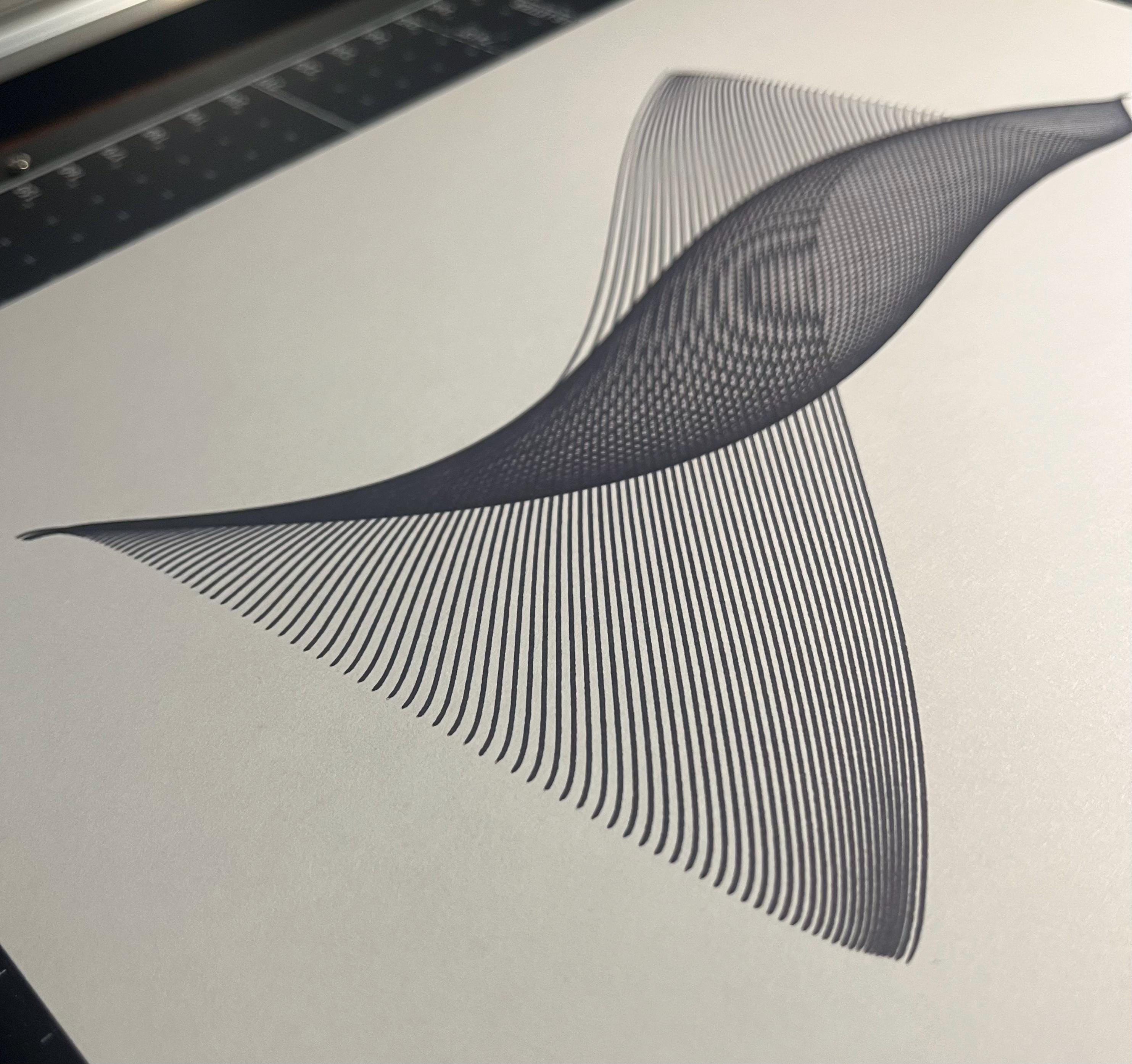 Original Pen Plotter Art | Generative Art | Unique Geometric Artwork ...
