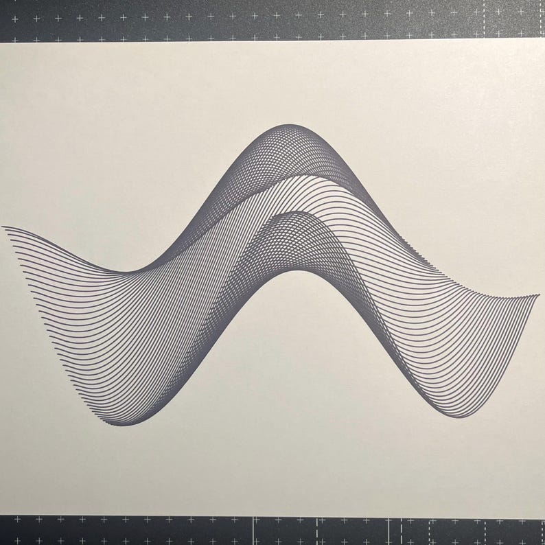 Original Pen Plotter Art | Generative Art | Unique Geometric Artwork ...