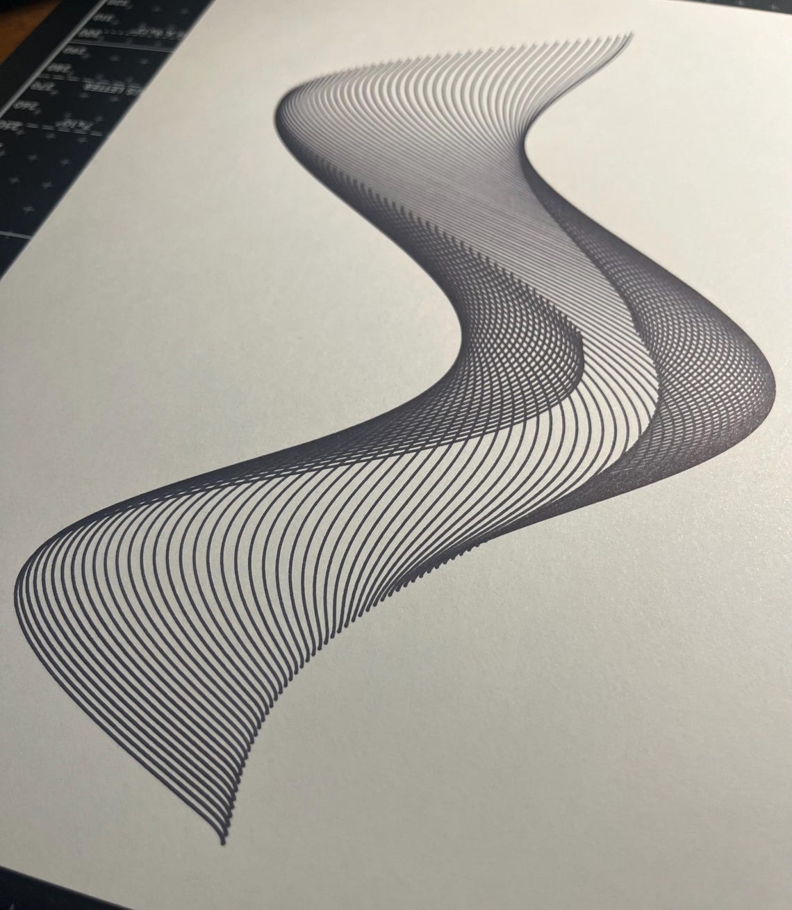 Original Pen Plotter Art | Generative Art | Unique Geometric Artwork ...