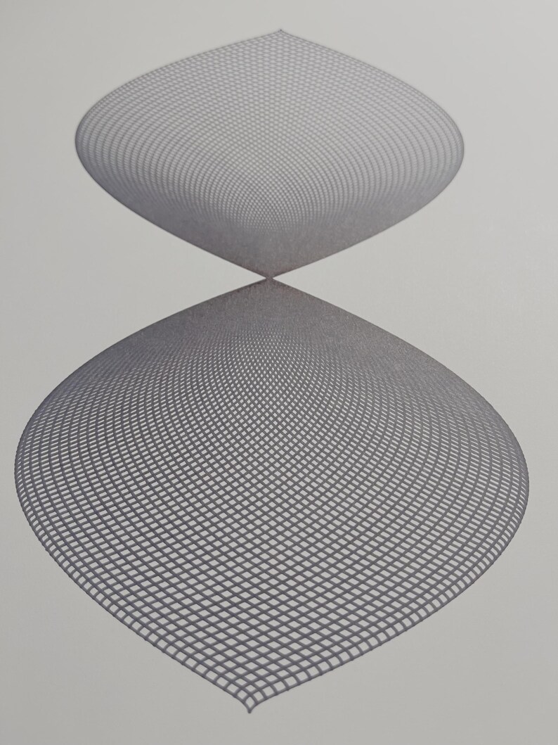 Original Pen Plotter Art, Generative Art, Unique Geometric Artwork ...