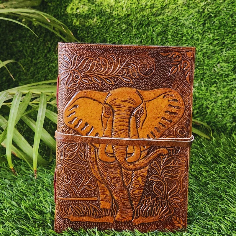Leather Vintage Elephant - Etsy