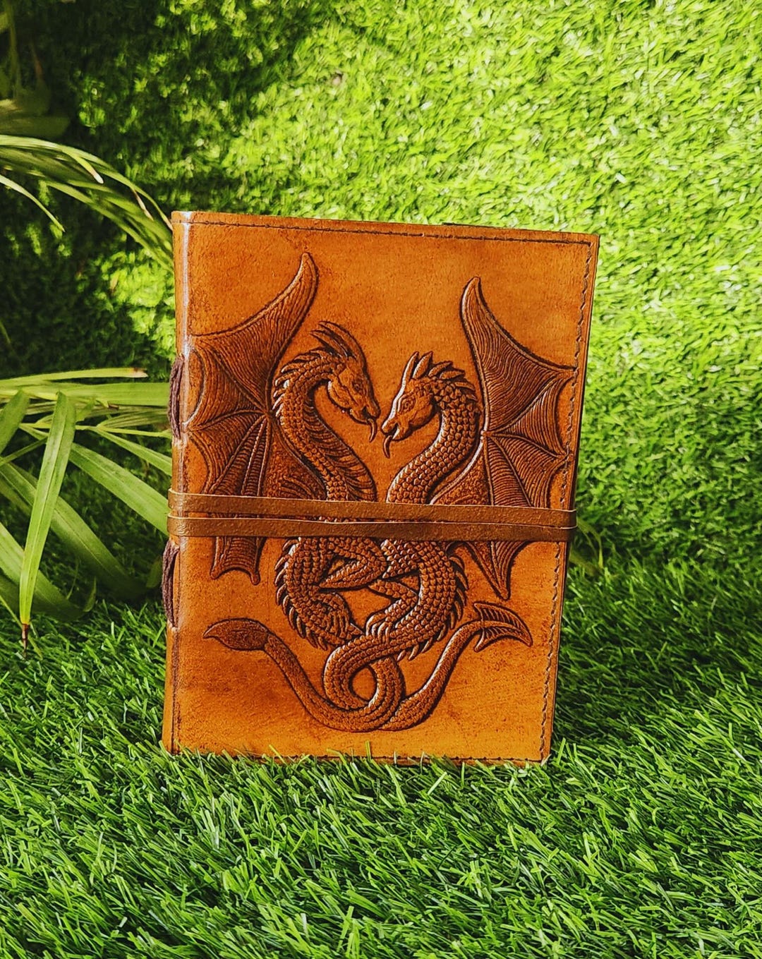 Personalized Dragon Leather Journal: Refillable Handmade Notebook - Etsy