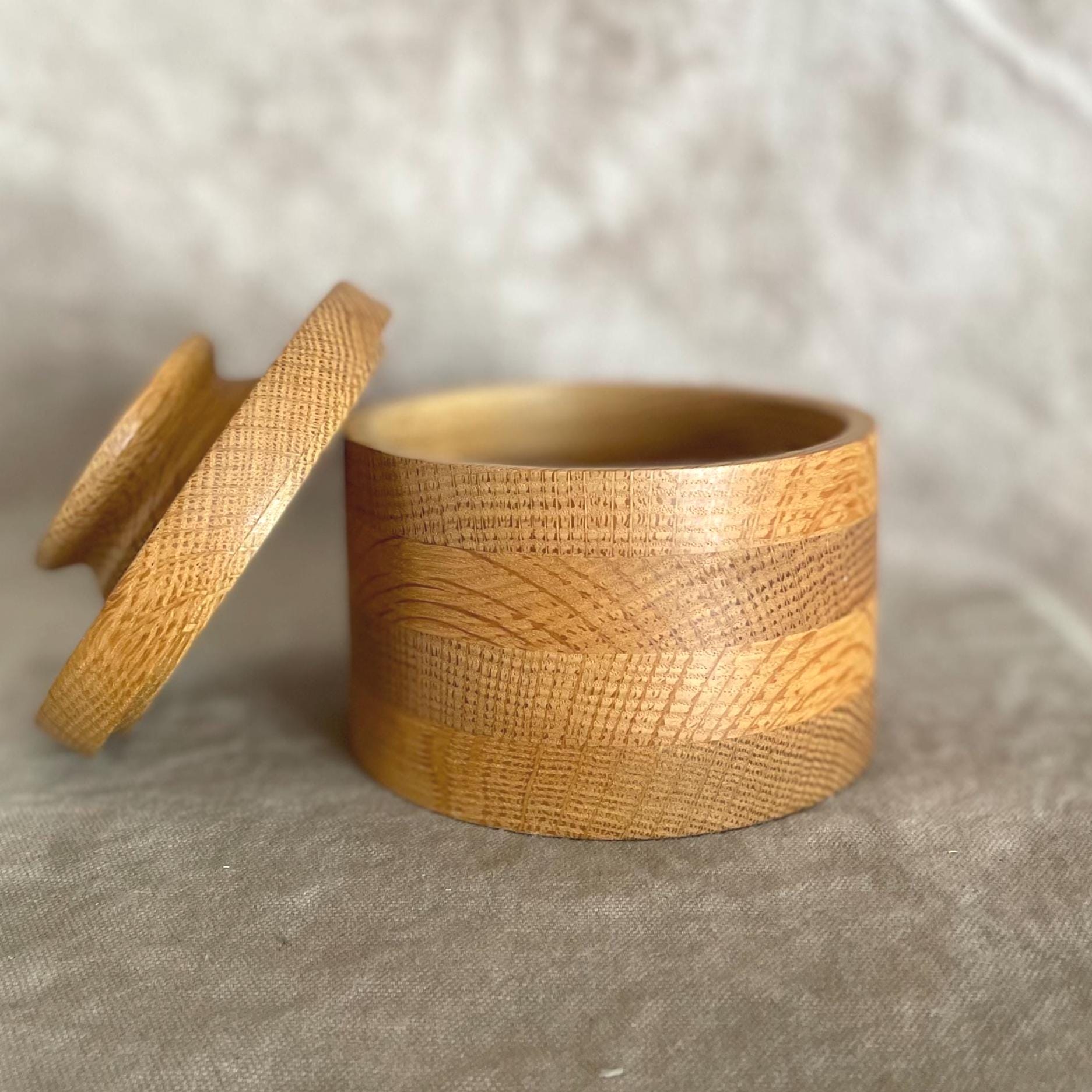Handmade Round Wood Box - Etsy
