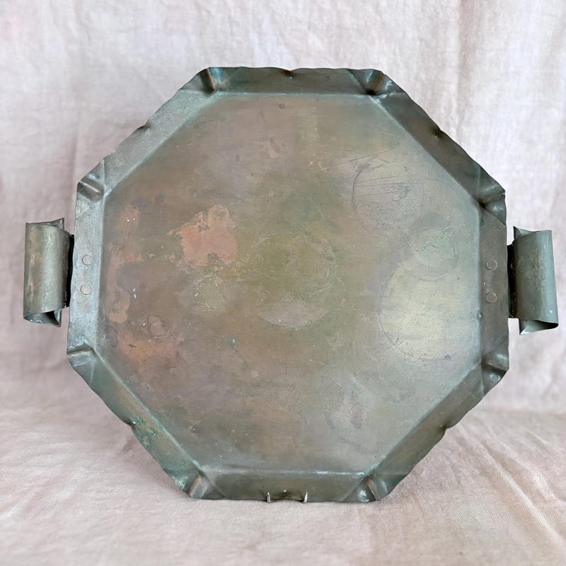 Vintage Copper Tray Dish - Etsy