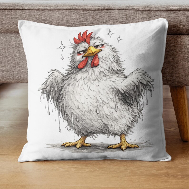Funny Hen Clipart Set, Farm Animal PNG, Cards and Stickers - Etsy