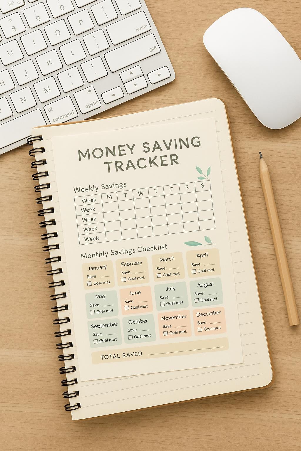 Money Saving Tracker Printable | Weekly & Monthly Budget Planner - Etsy