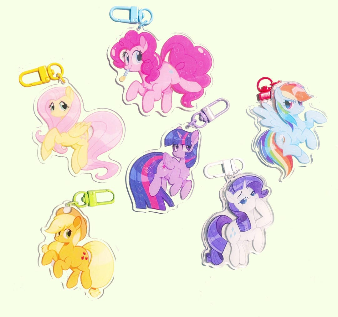 My Little Pony Keychains - Etsy