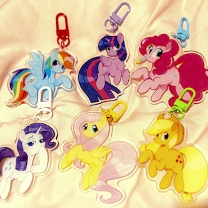 My Little Pony Keychains - Etsy