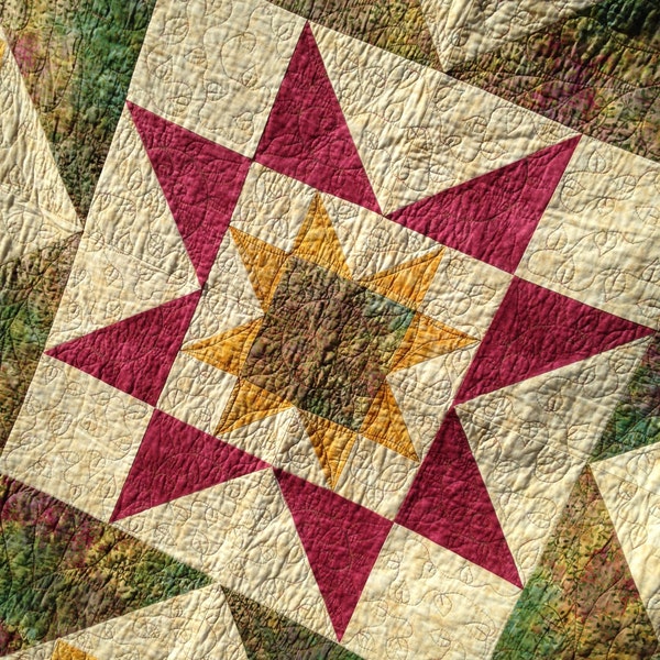 Texas Star Quilt Pattern - Etsy