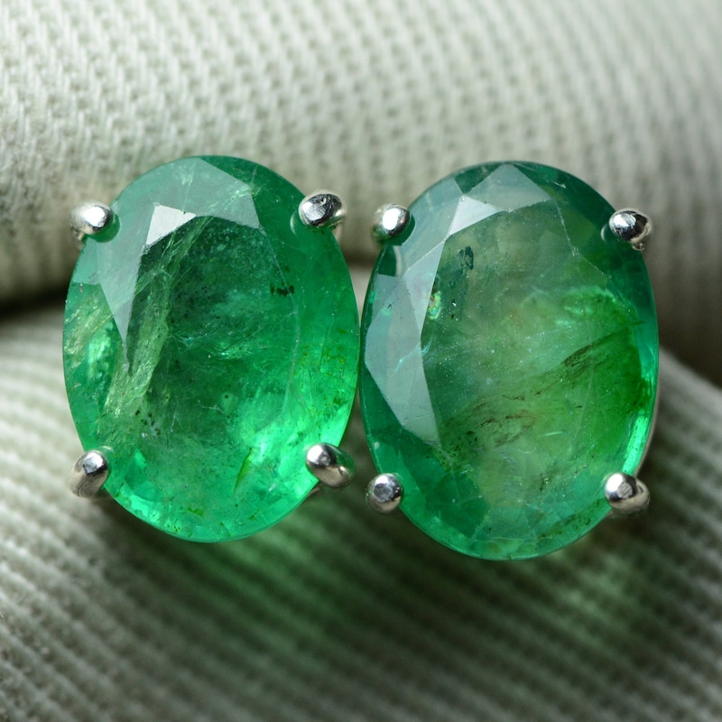 Genuine Emerald Jewelry - Etsy