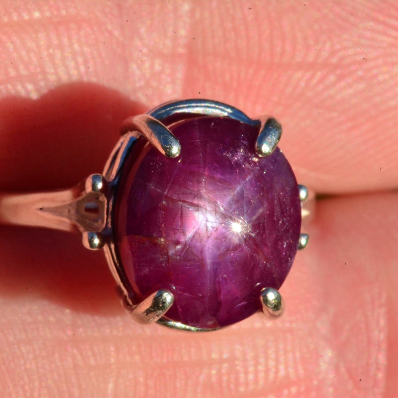 Star Ruby Ring - Etsy