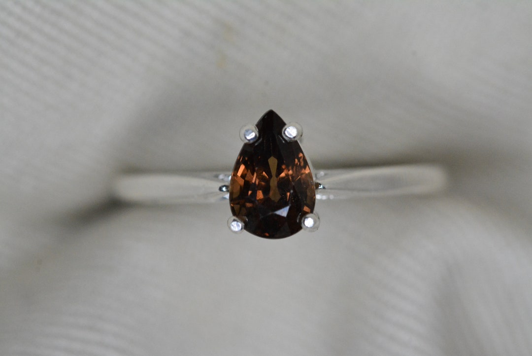 Certified Color Change Garnet Ring 1.03 Carat Sterling Silver Solitaire ...