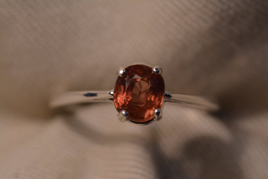 Certified Color Change Garnet Ring 1.33 Carat Sterling Silver Solitaire ...