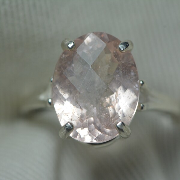 Pink Beryl Ring - Etsy