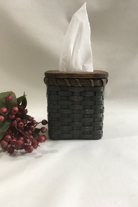 Tissue Basket /Tissue Cover-Tissue Box-Primitive Style | Etsy