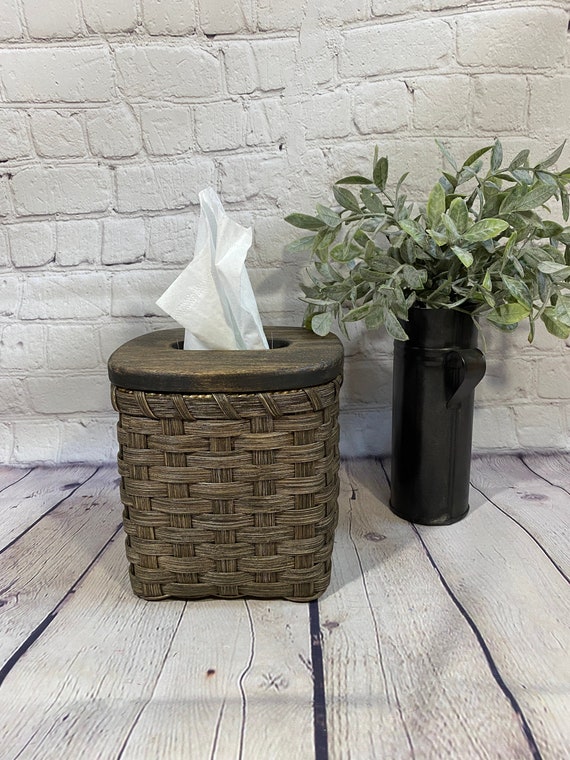Tissue Basket / Tissue Box / Handwoven Basket | Etsy