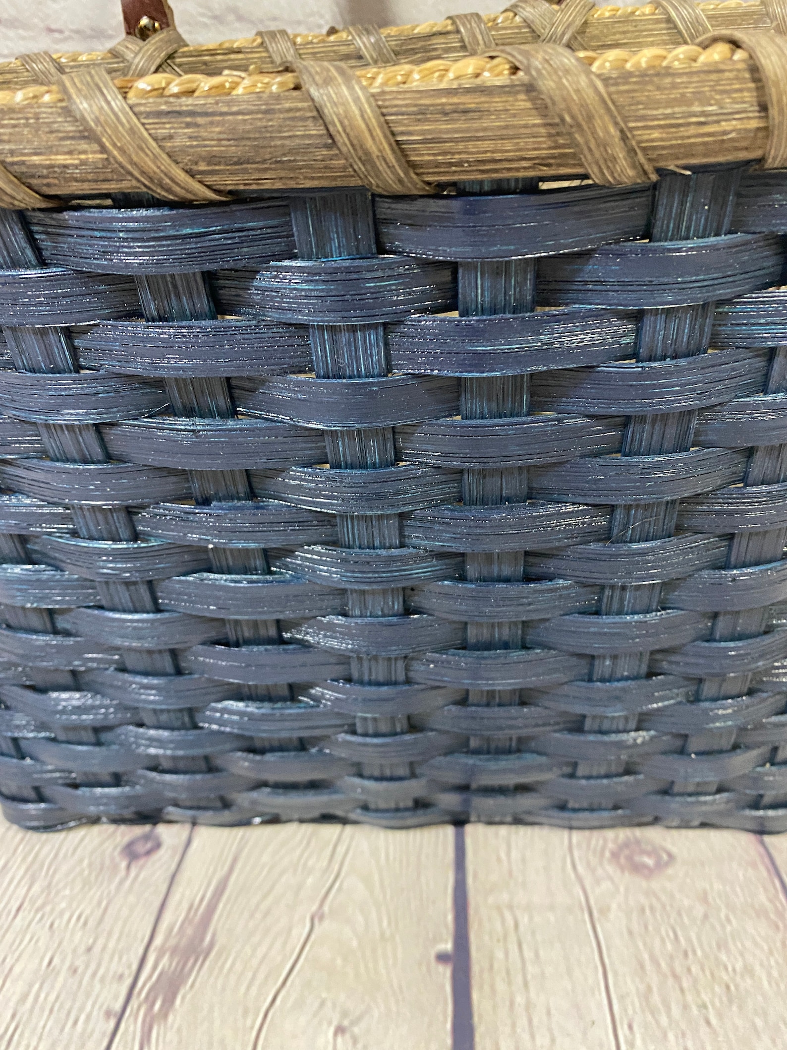 Mail Basket / Wall Basket-painted / Primitive Style Wall Basket ...